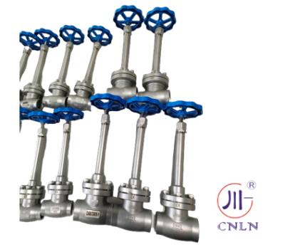 China Cryogenic Globe Valve with 5.0Mpa Maximum Pressure PTFE Seal and CF8/CF3 Valve Body for LNG/LOX Tank Pipes for sale