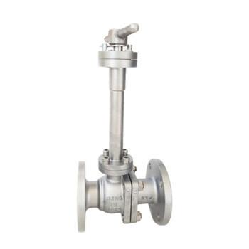 China Flanged Cryogenic Ball Valve Stainless Steel DN25-DN200 Light Weight Design for Ultra-Low Temperature Applications for sale