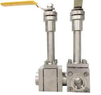 China SS304 Cryogenic Ball Valve DN25 Manual Low Temperature -196℃ to +80℃ for LNG Liquid Oxygen Systems for sale