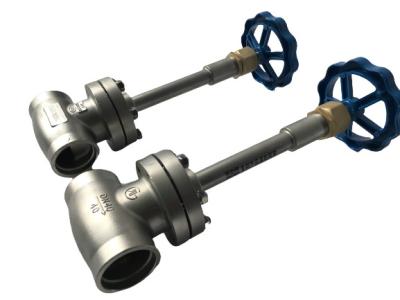 China DN25 to DN200 Flange Type Long-Stem Cryogenic Valve for LNG for sale