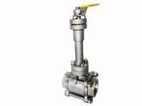 China Manual Power DN25 Cryogenic Ball Valve - Stainless Steel Construction for -196°C Low Temperature Applications for sale