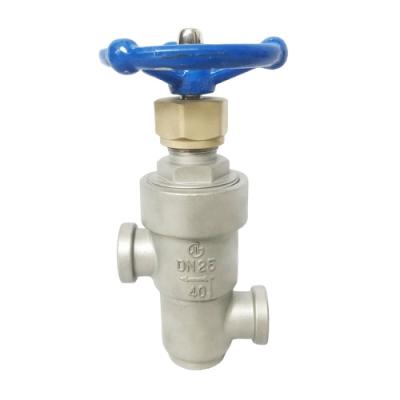 China Industrial Cryogenic Globe Valve 3 Way Ss304 Medium Pressure Customize Logo for sale