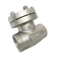 China DN15 PN40 Stainless Steel Cryogenic Check Valve for LNG Systems - 64mm Height, 195mm Length for sale