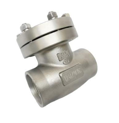 China DN15 PN40 Stainless Steel Cryogenic Check Valve for LNG Systems - 64mm Height, 195mm Length for sale
