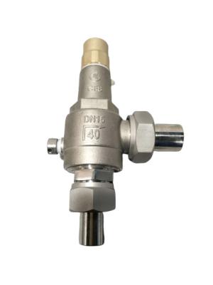 China LNG Tank Cryogenic Safety Valve SS304 DN15 PN40 Spring Direct Acting Full Open for -196°C to +80°C Applications for sale