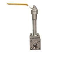 China 3-Piece Long Stem Welded Ball Valve for Cryogenic Applications -196℃ to +80℃ Temperature Range with Custom SS304/316 Construction for sale