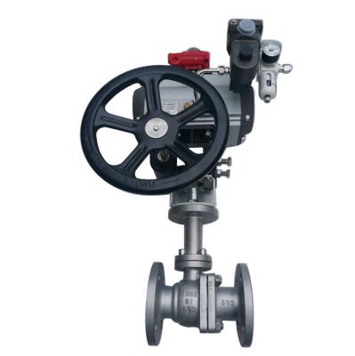 China 3 Inch Cryogenic Ball Valve Stainless Steel 304/316 with Pneumatic Actuator for -196°C to 80°C Applications for sale