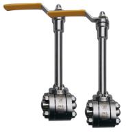 China Manual Butt Welding Long Stem SS304/SS316 Cryogenic Ball Valve -196°C to +80°C Temperature Range with Custom Pressure Options for sale