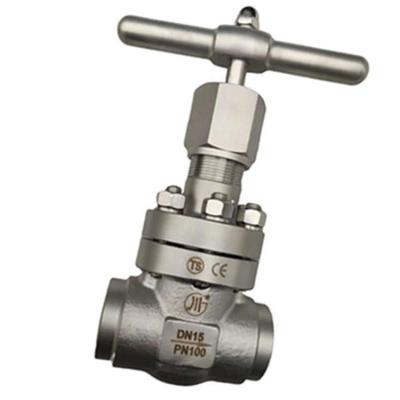 China LNG Short Stem Cryogenic Globe Valve -196°C to +80°C Temperature Range Customizable DN10 to DN100 Sizes for sale