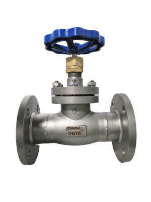 China DN50 Flange Type Short Stem Cryogenic Globe Valve for sale