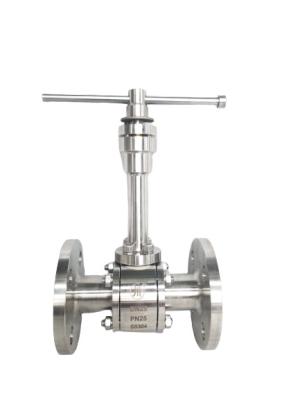 China Flanged Handwheel Operated CL300 Liquid Nitrogen Ball Valve for sale
