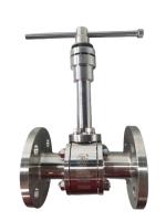 China Flange Type DN200 PN25 Extended Bonnet Ball Valve for sale