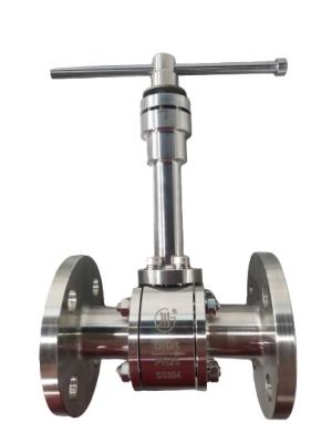 China Flange Type DN200 PN25 Extended Bonnet Ball Valve for sale