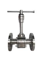 China DN10 Flange Cryogenic Ball Valve for LAr LNG - PN4.0MPa Pressure -196℃ to +80℃ Temperature Range for sale