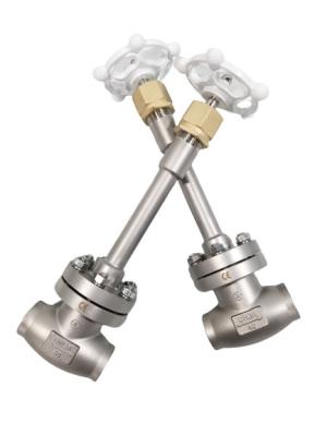 China Stainless Steel 304 CF8 DN20 Low Temperature Globe Valve -196℃ to +80℃ 150-400LB Pressure for sale