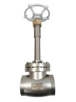 China SS304 SS316 Cryogenic Globe Valve for Liquid Ammonia & Nitrogen -196°C to +80°C Temperature Range with Welding Connection for sale