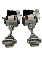 China ISO Standard SS304 SS316 Cryogenic Pneumatic Ball Valve DN10-100mm -196°C to +80°C Temperature Range for sale