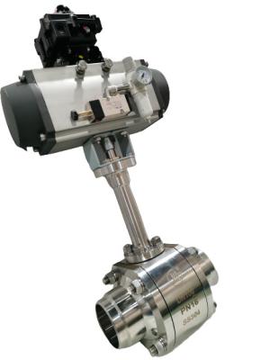 China 304/316 Stainless Steel Pneumatic Cryogenic Ball Valve DN10-DN100 with -196℃ to +80℃ Temperature Range and PN4.0MPa Pressure Rating for sale