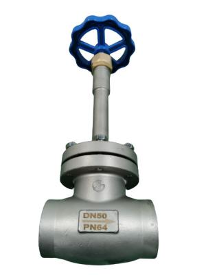 China Cryogenic 304 316 Stainless Steel Socket Weld Globe Valve DN50 PN65 for -196°C Applications for sale