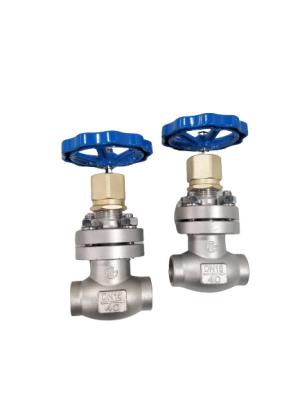 China Cryogenic Globe DN15 Socket Weld Globe Valve Temperature -80C for sale