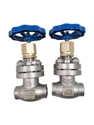 China Temperature -80℃ Cryogenic Globe Valve PN40 With Socket Weld Ends for sale