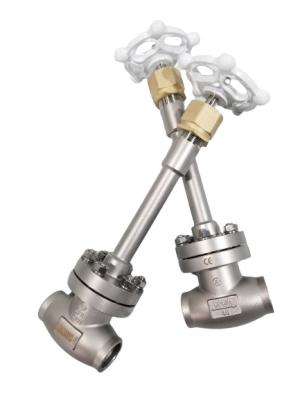 China Low Temperature SS304 SS316 Cryogenic Globe Valve DN10 for sale