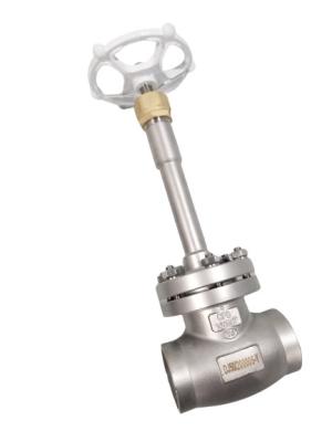 China PN40 SS304 SS316 Cryogenic Socket Weld Globe Valve Liquid Nitrogen for sale