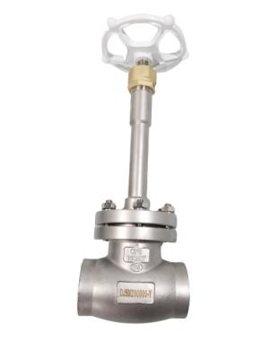 China Gas Stainless Cryogenic -196C Socket Weld Globe Valve PN40 SS304 SS316 for sale