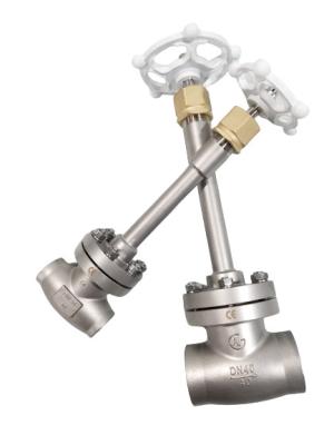 China PN40 Stainless Steel 304 Socket Weld Globe Valve Low Temperature for sale