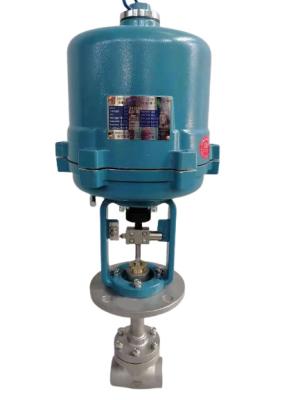 China Stainless Steel Cryogenic Electric Globe Valve for LN2 - DN10-100mm, PN4.0MPa, -196℃ to +196℃ Temperature Range for sale