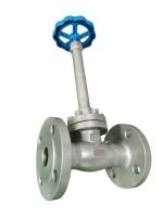 China Flange Type Long Stem Cryogenic Globe Valve Stainless Steel Material for sale