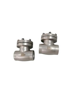 China DN40 PN25 Stainless Steel SS304 Cryogenic Swing Check Valve with Weld Connection for -196℃ to +80℃ Applications for sale