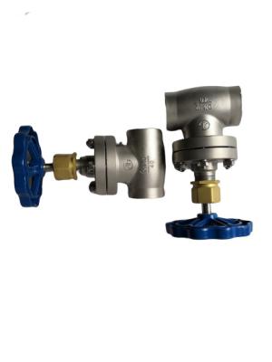 China LNG PN40 Short Stem SS304 SS316 Low Temperature Globe Valve for sale