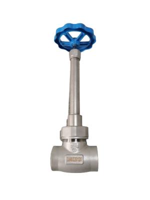 China DN40 Manual Stainless Steel Cryogenic Globe Valve for LN2 - PN4.0MPa Pressure, -196°C to +196°C Temperature Range for sale