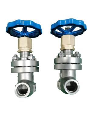 China Short Stem Low Temperature Globe Valve Socket Weld LNG LO2 for sale