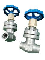 China Short Stem DN25 Cryogenic Socket Weld Globe Valve 40P For LNG for sale