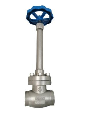 China DN25 PN50 CF8 Cryogenic Socket Weld Globe Valve -80℃ to +80℃ Temperature Range for LNG Applications for sale