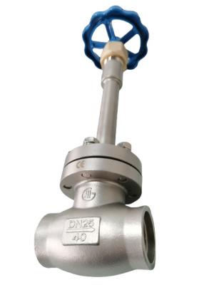 China Manual DN150 Low Temperature Socket Weld Globe Valve for LN2 -196°C to +196°C PN4.0MPa Cryogenic Applications for sale