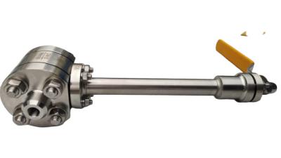 China ANSI ASTM Cryogenic Ball Valve SS304 Extension Tube Butt Welding -196°C to 196°C Temperature Range for sale