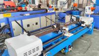 China DJ80 Hydraulic Double Head Solid Tube Chamfering Machine 2.2KW 14-80mm for sale
