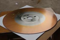China Ti-Coated Wear Resistance HSS Saw Blade 1-4mm Steel Disc for Cutting-Off Machines for sale