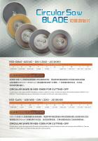 China Ti-Coated Wear Resistance HSS Saw Blade 1-4mm Steel Disc for Cutting-Off Machines for sale