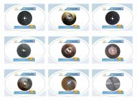 China Ti-Coated Wear Resistance HSS Saw Blade 1-4mm Steel Disc for Cutting-Off Machines for sale