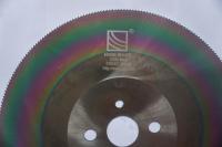 China 140 144 Tooth Blank Ti-Coated HSS Circular Saw Blade for Metal Cutting 350mm for sale