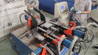 China Double Head CNC Pipe Notcher CH80 High Speed Arc Punching Machine 7.5kw 380V for sale