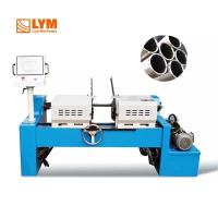 China Automatic Double End Pipe Chamfering Machine DJ52 DJ80 DJ120 for Metal Tube Rod 8-120mm OD for sale