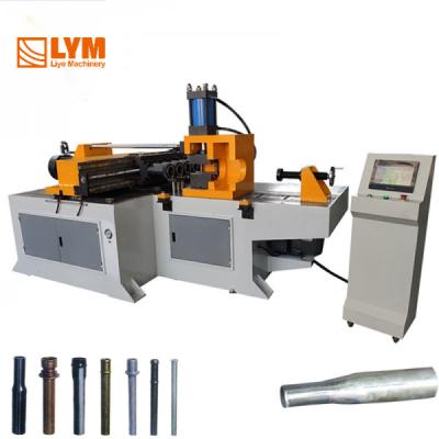 China Multi-Station Boiler Tube Slope Reducing Machine Steel Square Spiral Tube Forming Machine 168mm for sale