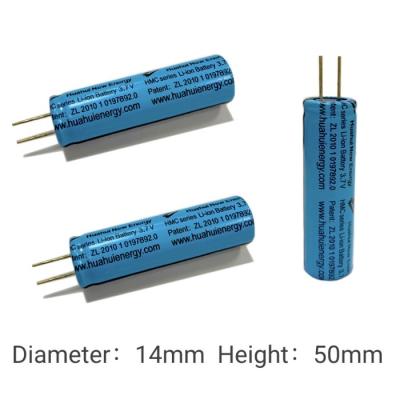 China Deep Cycle Rechargeable Lithium Battery HMC1450 3.7V 500mAh Lithium Manganese Battery for sale