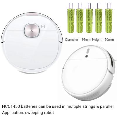China 3.7 Volt Lithium Ion Rechargeable Batteries 630Mah AA Size 14500 Li Ion Battery Cell for sale