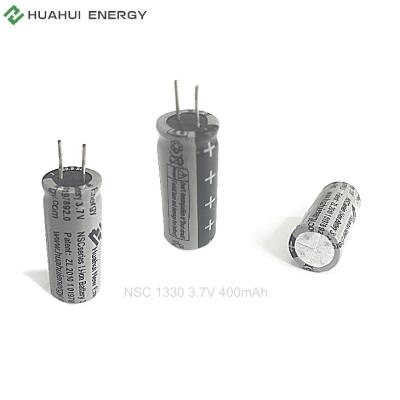 China Huahui Rechargeable Lithium Battery NSC1330 400mAh 3.7V 3C Lithium Ion Battery Cell for sale